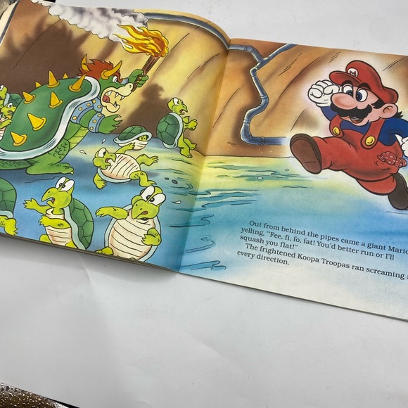 Nintendo | Other | Vintage Super Mario Bros Book Nintendo 989 190s 90s ...